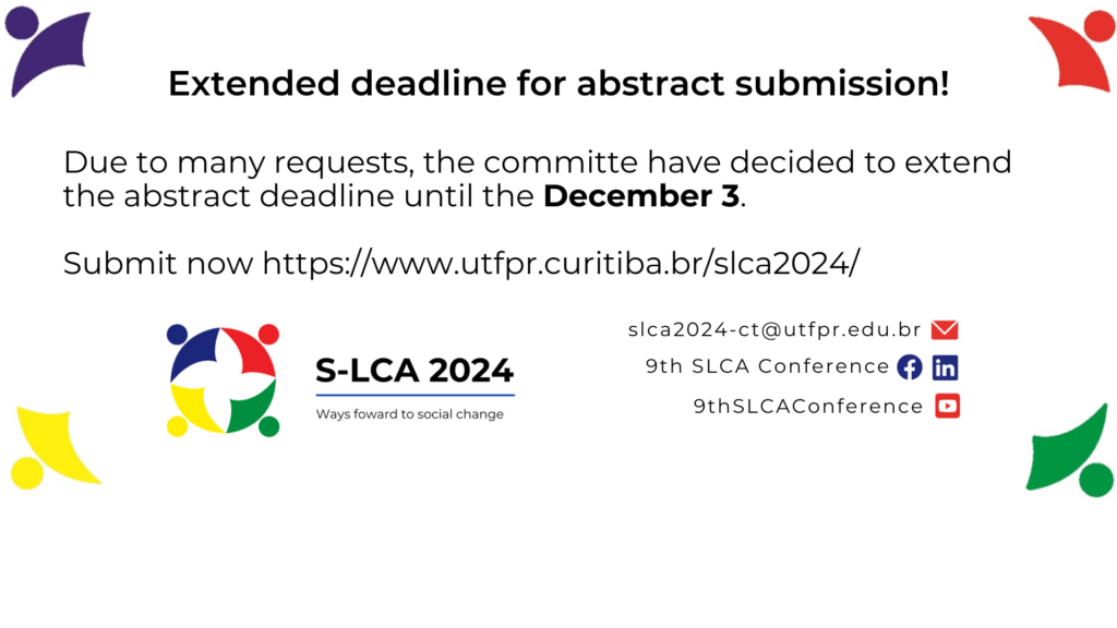 S-LCA 2024 – 28-31/5, Curitiba – PR, Brazil